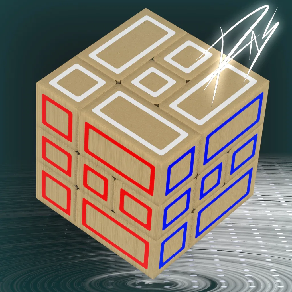 3x3x3 Bandage MDF - Twisty Puzzles | Custom Cubes | Designer Puzzles
