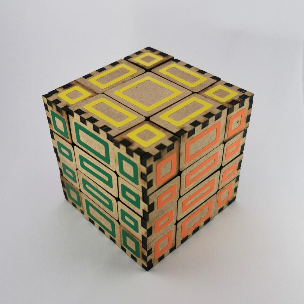 3x3x4 MDF - Twisty Puzzles | Custom Cubes | Designer Puzzles